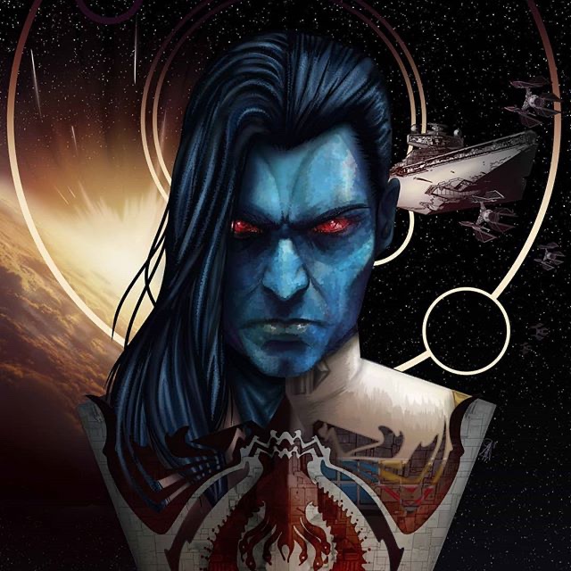 #StarWars #Thrawn #FanArt by Cala_Zhan